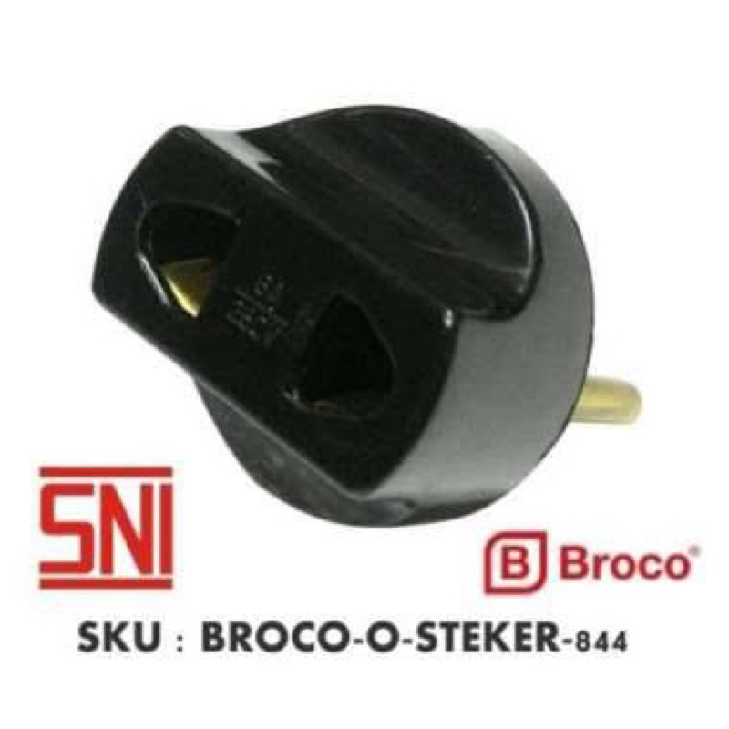 Jual OVER STEKER 2 PIN HITAM BROCO | Shopee Indonesia