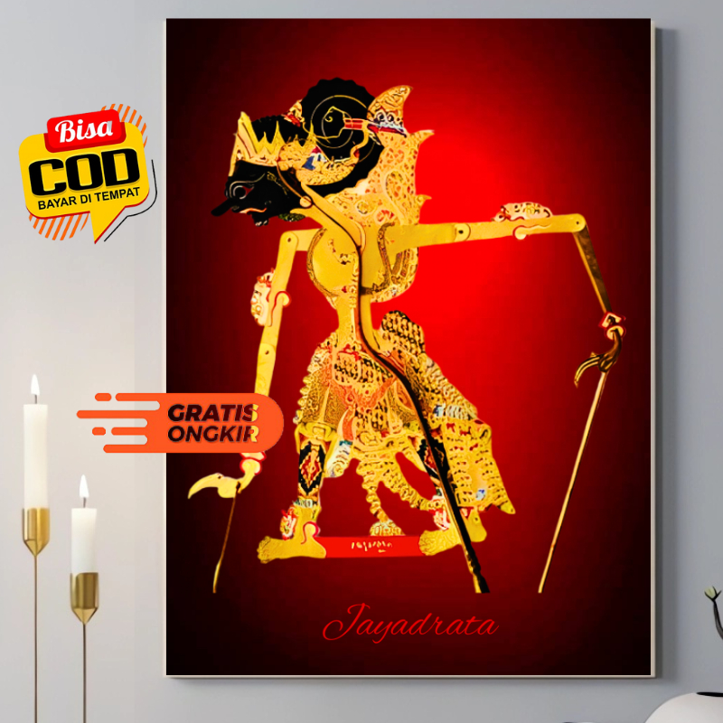 Jual Poster Wayang Kulit Jayadrata Untuk Hiasan Dinding Atau Wall Dekor ...