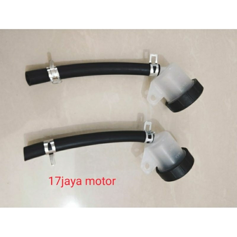 Jual Tabung minyak rem bulat + selang dan kleman High Quality | Shopee ...