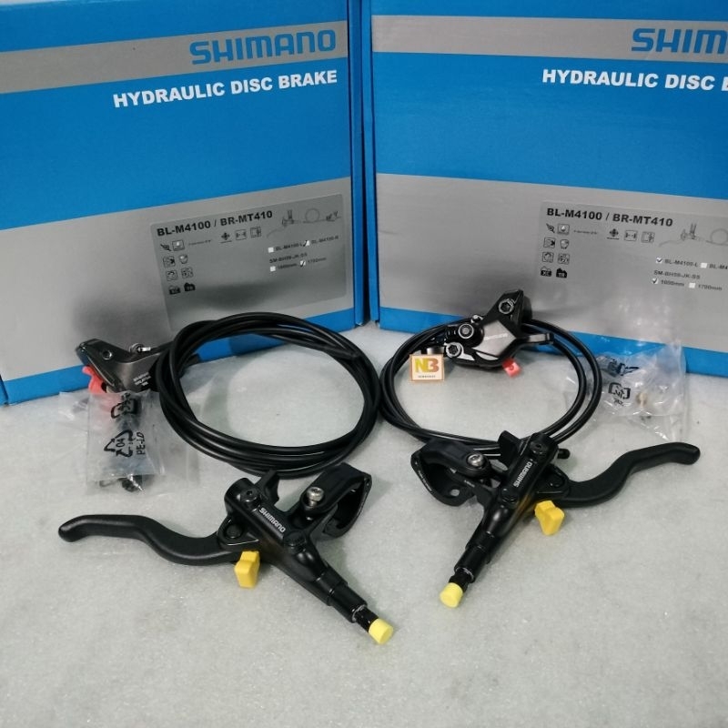 Jual Brakeset Deore Brake Set Rem Hidrolik Shimano Deore BL-M4100 / BR ...