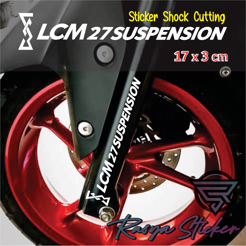 Jual STICKER Stiker SHOCK DEPAN LCM 27 SUSPENSION CUTTING | Shopee ...