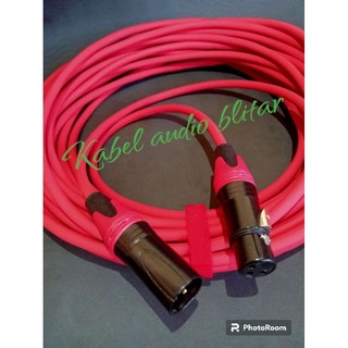 Jual kabel mic/microphone XLR TUM male to XLR female ..kabel MAKITA ...