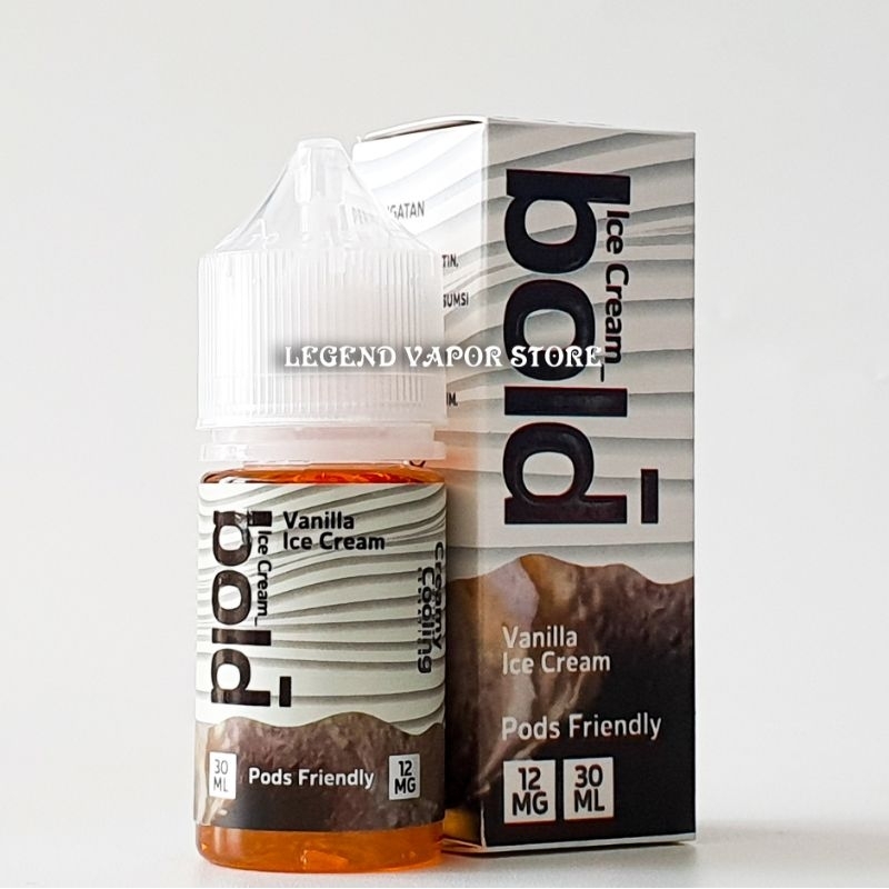 Jual SALT NIC - LIQUID BOLD Vanilla Ice Cream 30ML 12MG AUTHENTIC ...