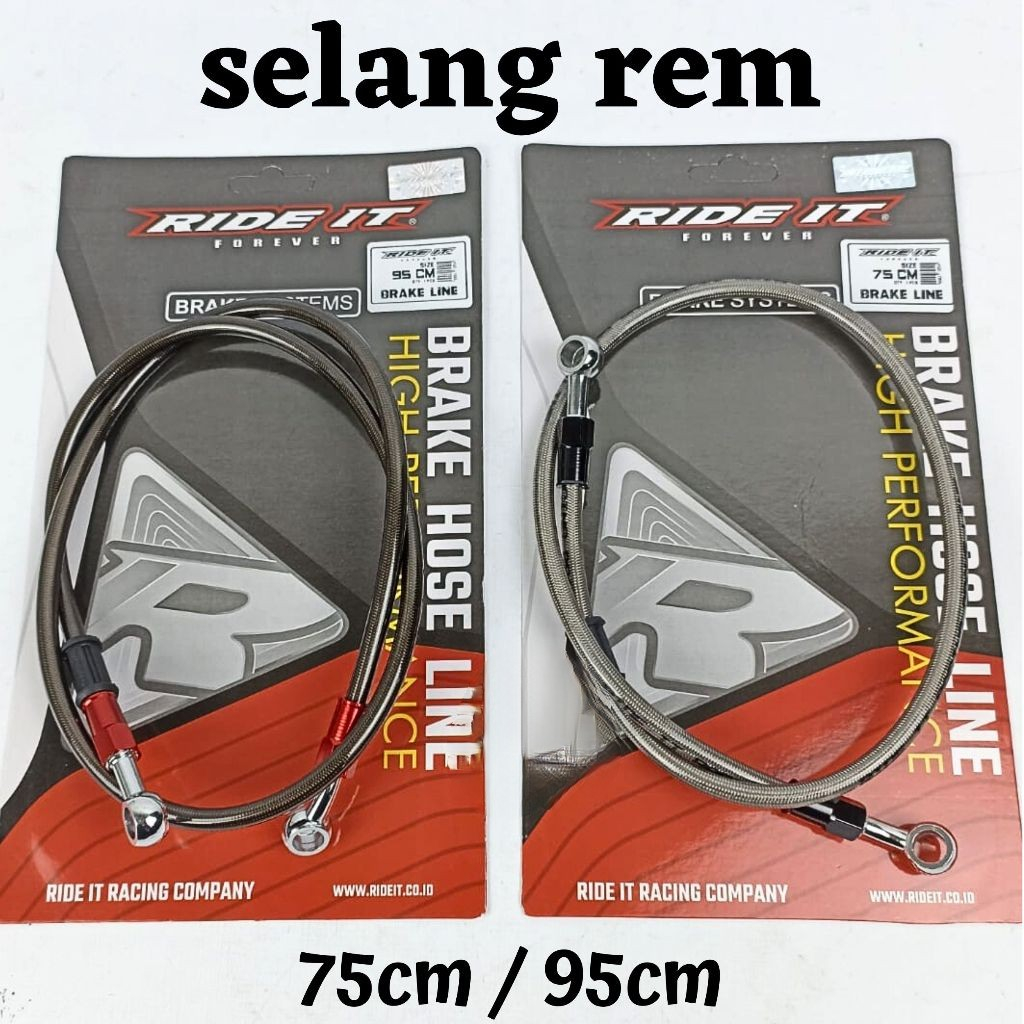 Jual SELANG REM DEPAN KABEL SELANG REM BELAKANG SELANG KABEL REM RIDE ...