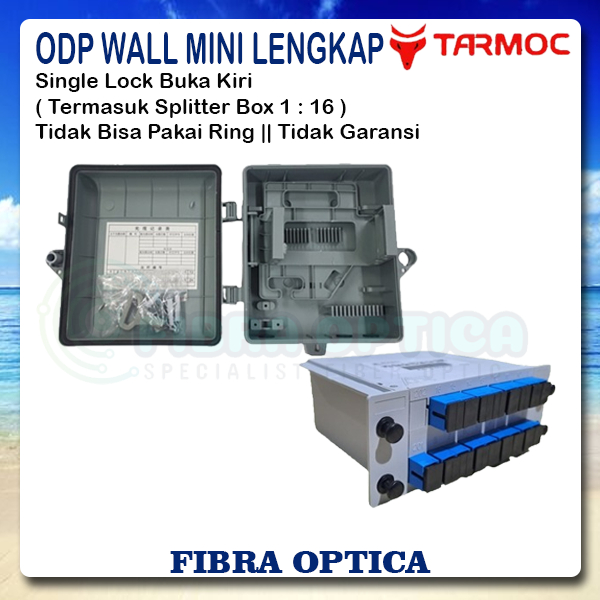 Jual Wall mini ODP + 16 Core SC Splitter Cassete Box|ODP 16 Core ...