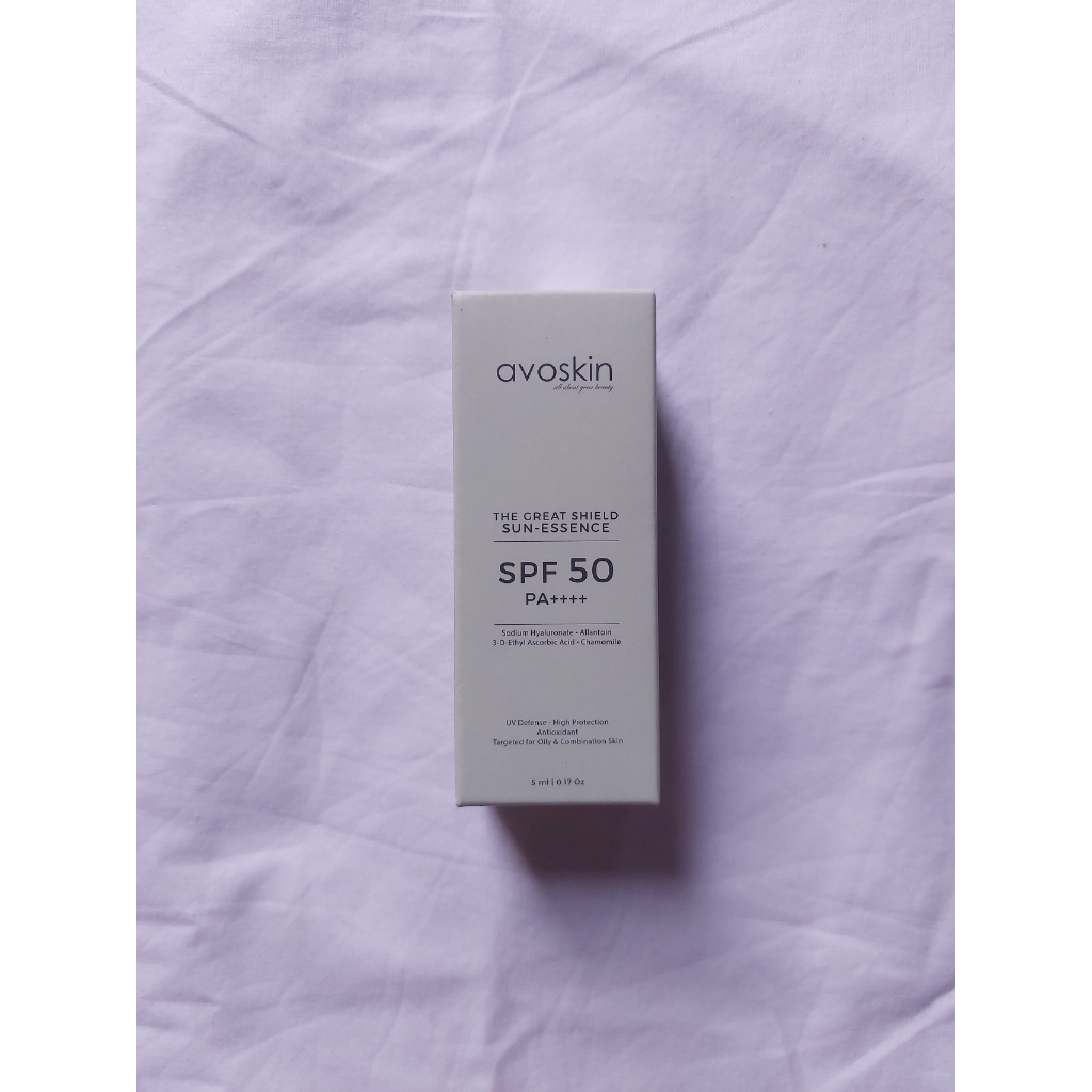 Jual SUNSCREEN AVOSKIN THE GREAT SHIELD SPF 50 PA++++ 5ml | Shopee ...