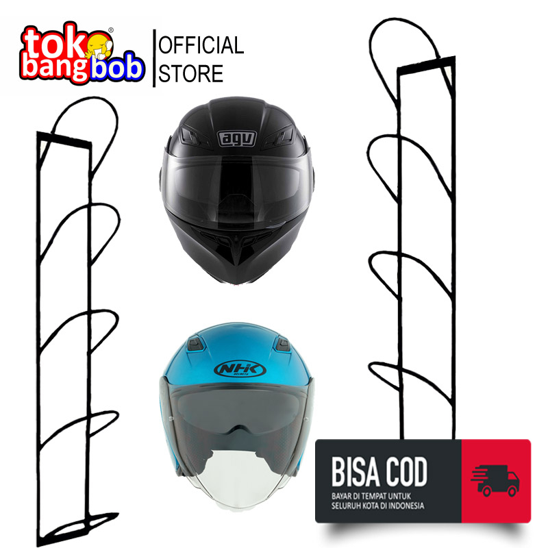 Jual Rak Helm / Gantungan Helm 5 Susun Besi Minimalis Harga Murah | Shopee Indonesia