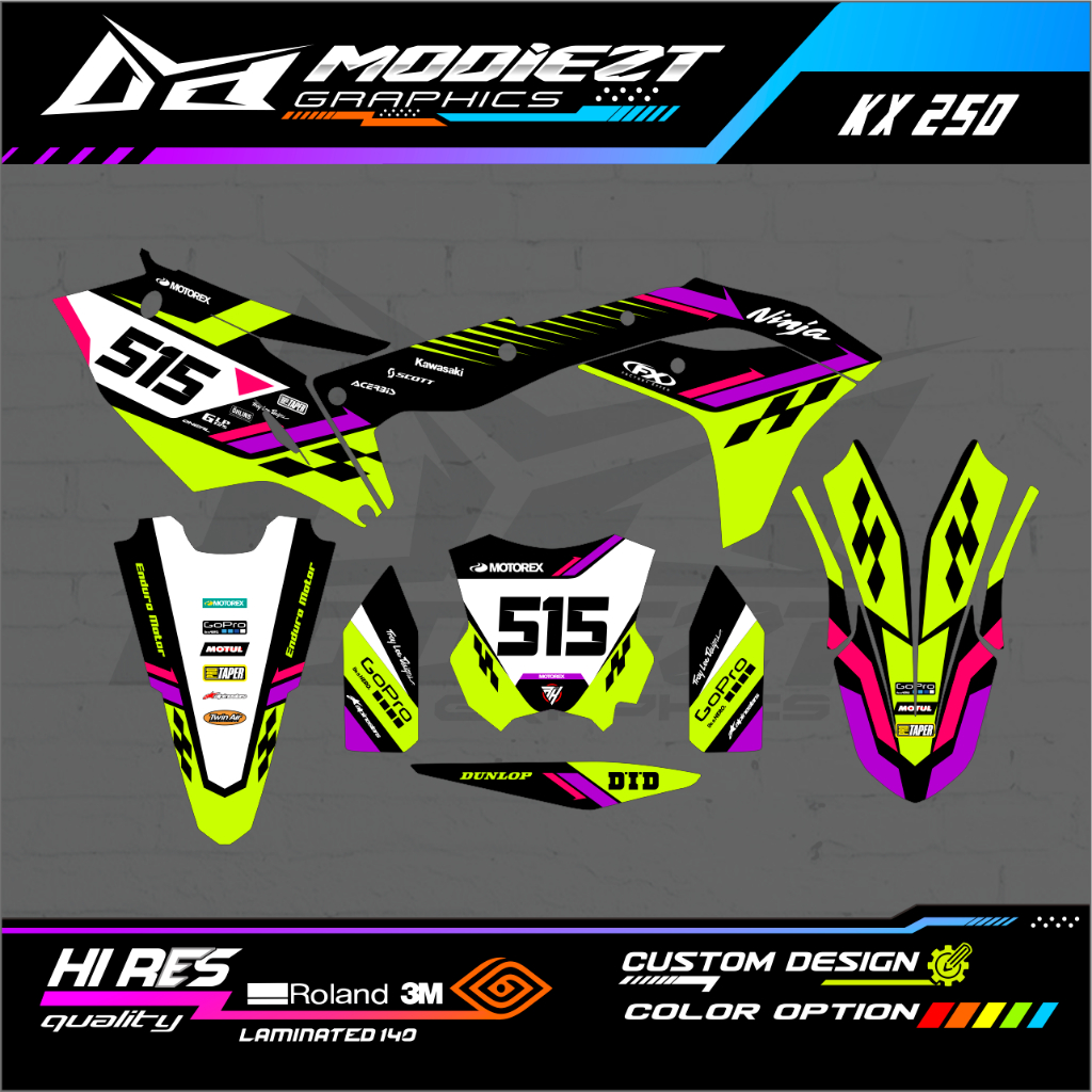 Jual Stiker Decal KXF 250 Full Body MD0018 | Shopee Indonesia