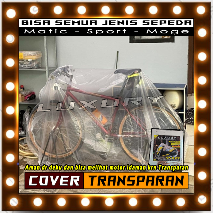 Jual Sarung Cover Sepeda Selimut Pelindung Tutup Transparan Seli 5c ...
