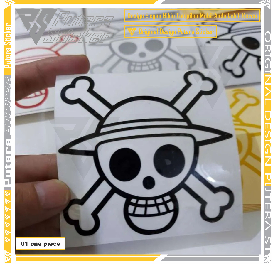 Jual stiker logo one piece cutting sticker logo one piece | Shopee ...