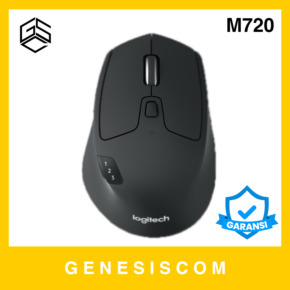 Jual Mouse Wireless LOGITECH M720 Triathlon Bluetooth + Receiver Dual ...