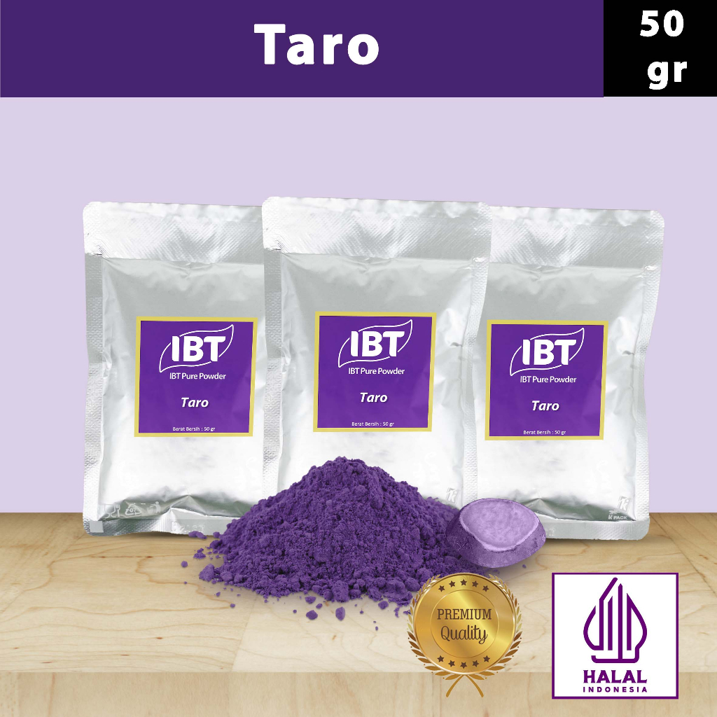 Jual Pure Taro Powder Essence Murni Bubuk Talas Ungu Import Makanan Kue ...
