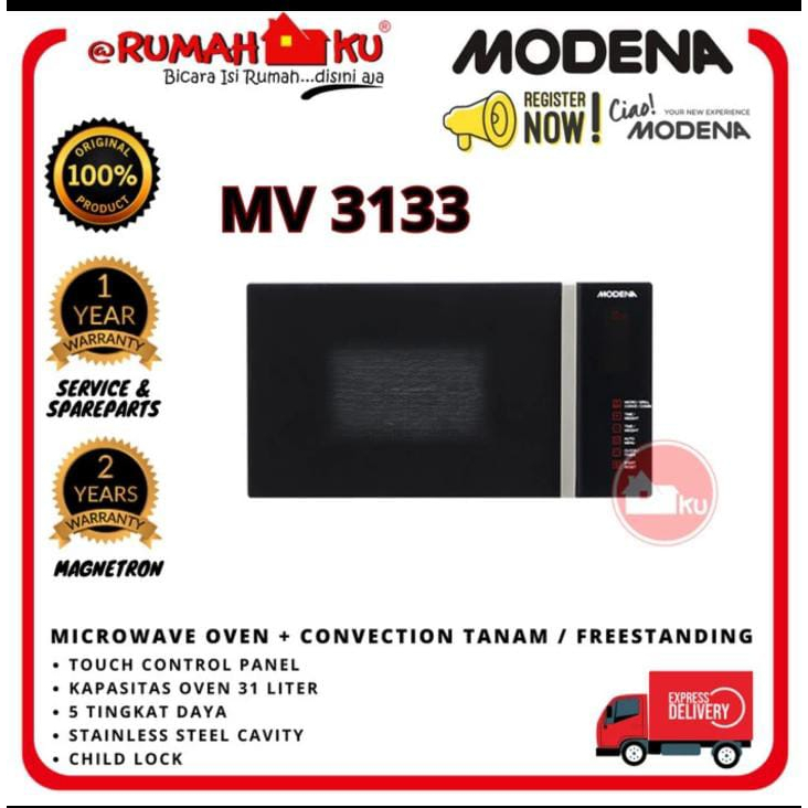 Jual MICROWAVE MODENA MODENA MV 3133 | Shopee Indonesia