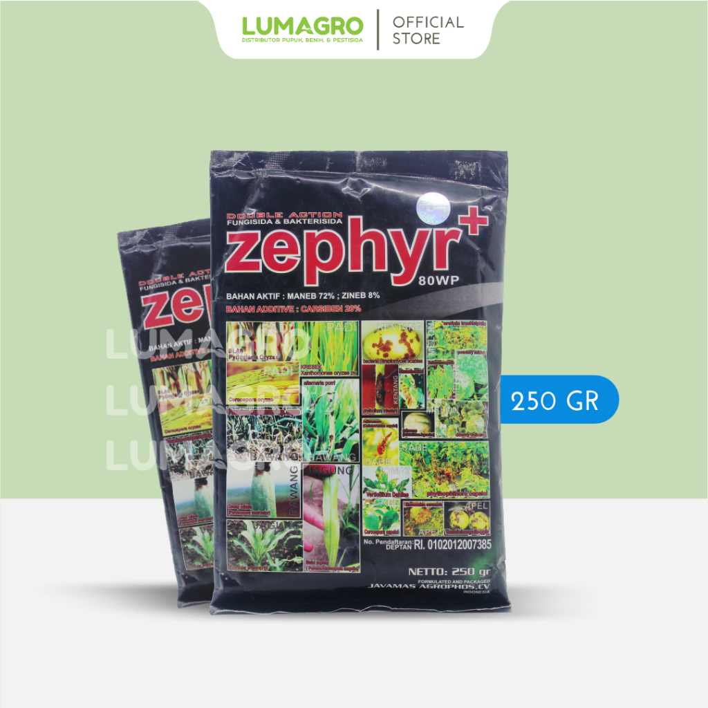 Jual Fungisida Zephyr 80WP 250gr Maneb Zineb Obat Pengendali Penyakit ...