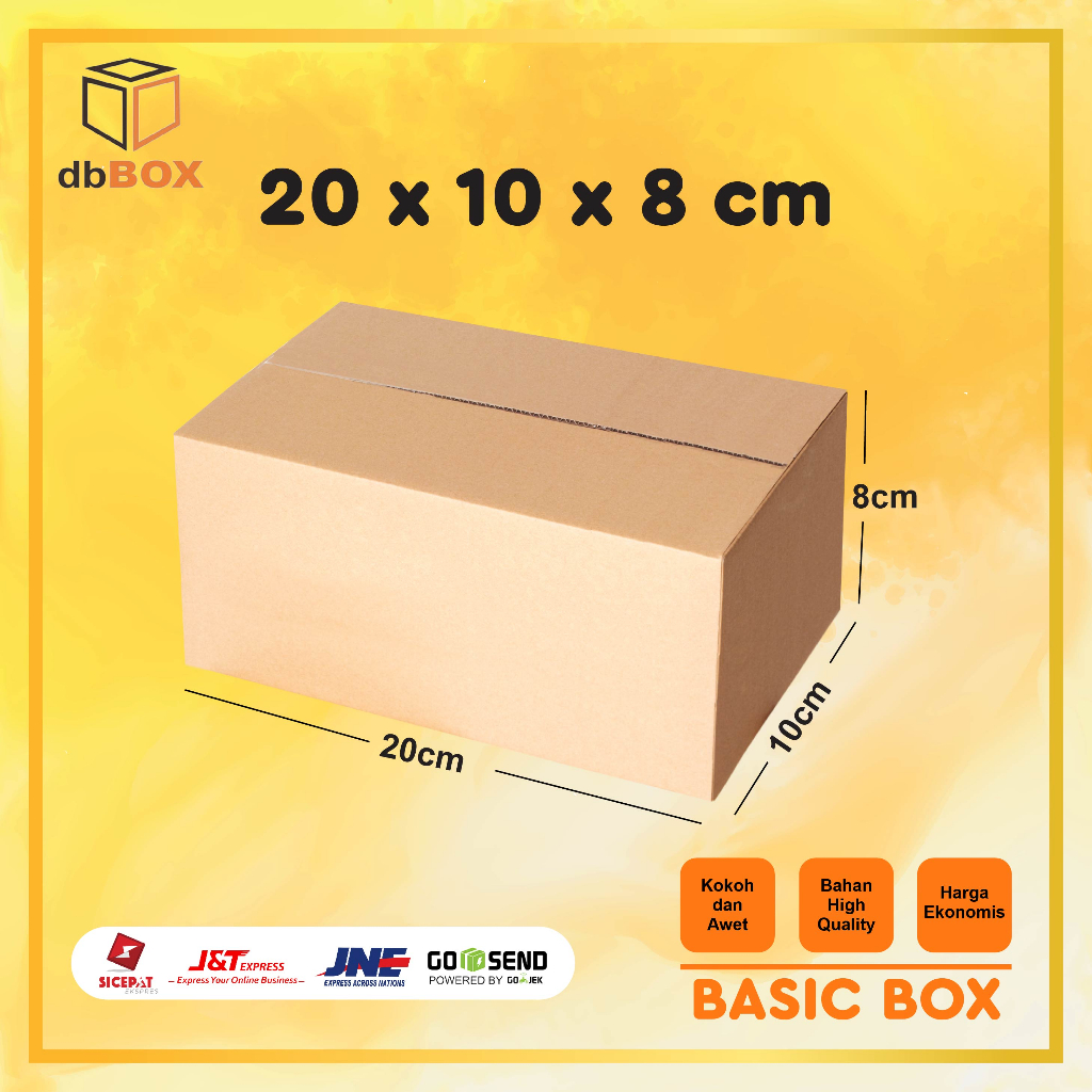 Jual BOX KARDUS 20x10x8 cm DUS PACKING | Shopee Indonesia