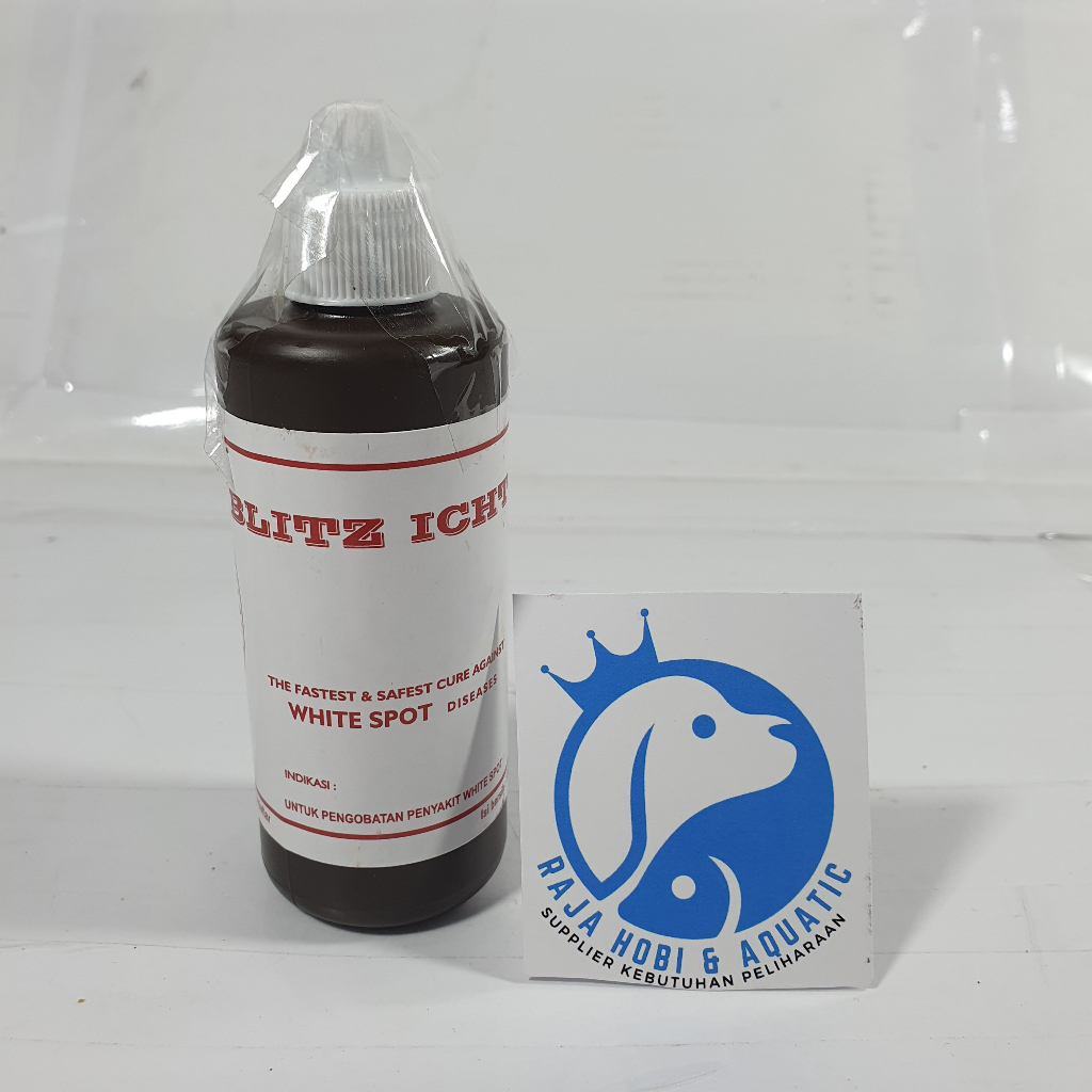 Jual BLITZ ICHT OBAT BIRU METHYLENE BLUE WHITE SPOT IKAN JAMUR IKAN ...