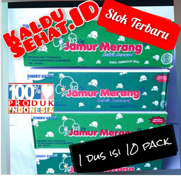 Jual PROMO 1 DUS KALDU JAMUR MERANG ORIGINAL ISI 300 SACHET (10 PACK ...