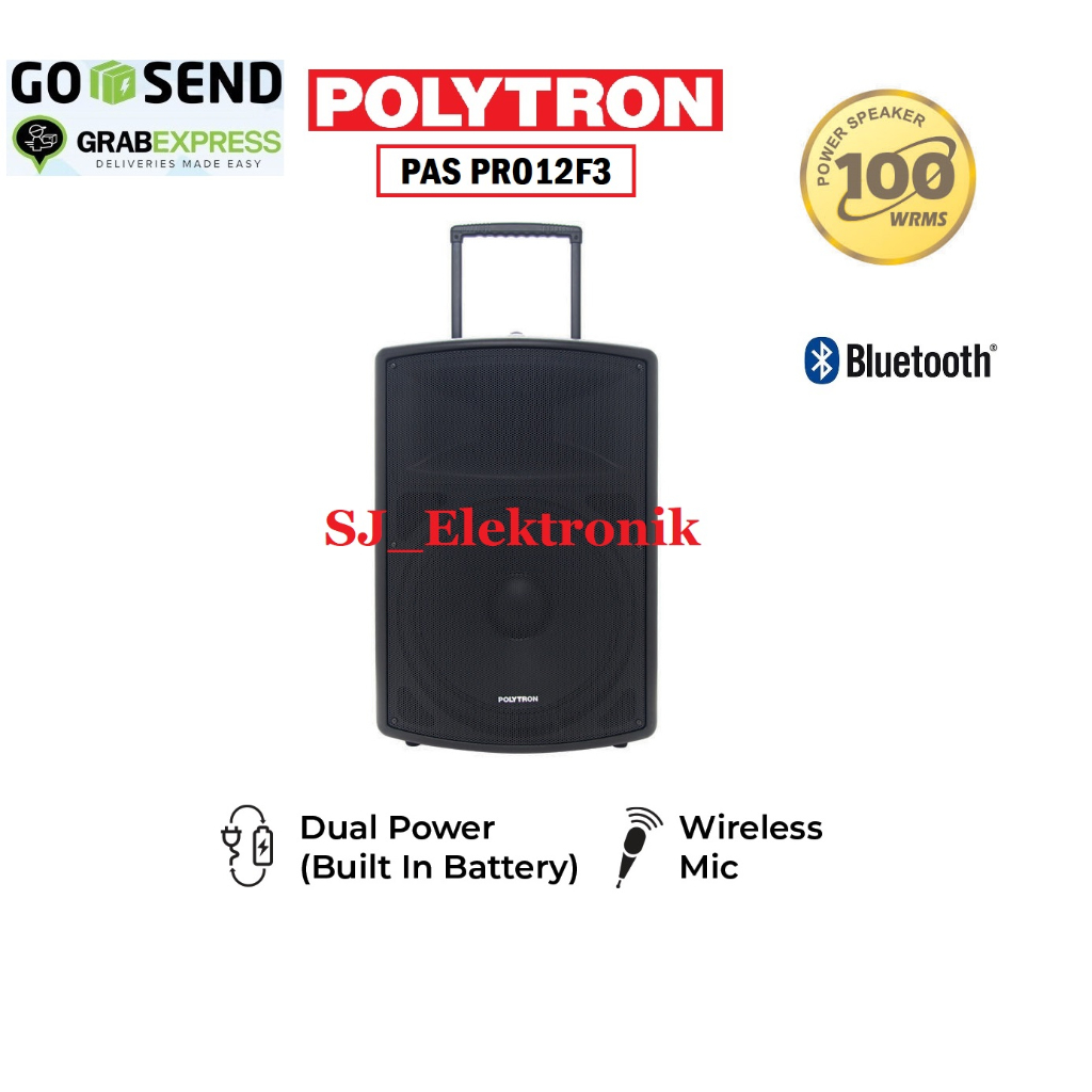 Jual POLYTRON Paspro 12 F3 Professional Speaker Wireless Portable ...