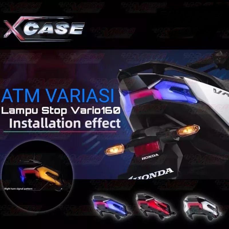 Jual LAMPU STOP BELAKANG VARIO 160 LED RUNNING 3IN1 STOPLAMP TERBARU ...