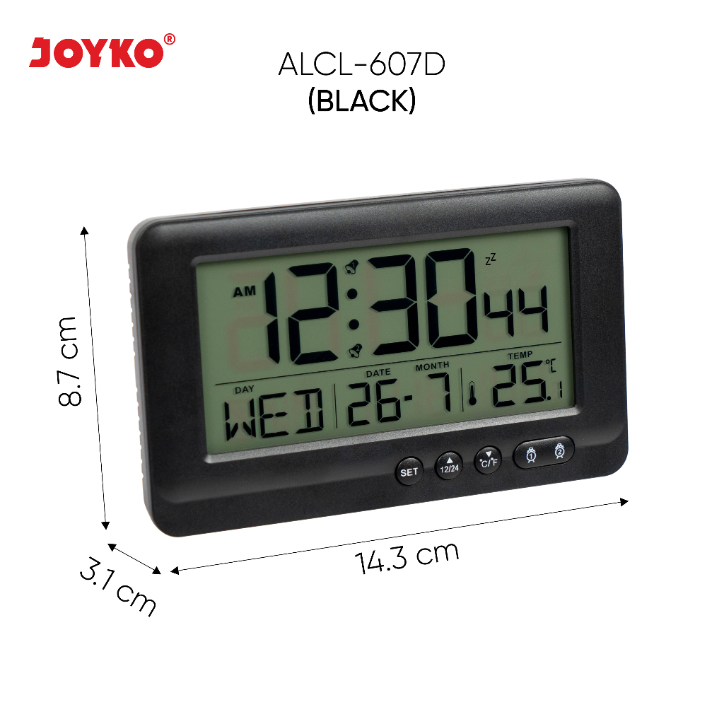 Jual Jam Beker Dering Digital Alarm Clock Joyko ALCL-607D | Shopee ...