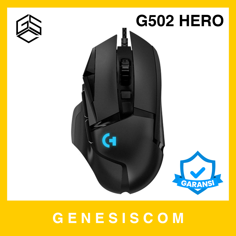 Jual Mouse LOGITECH G502 HERO LightSync Gaming Kabel Cable Wired Game ...