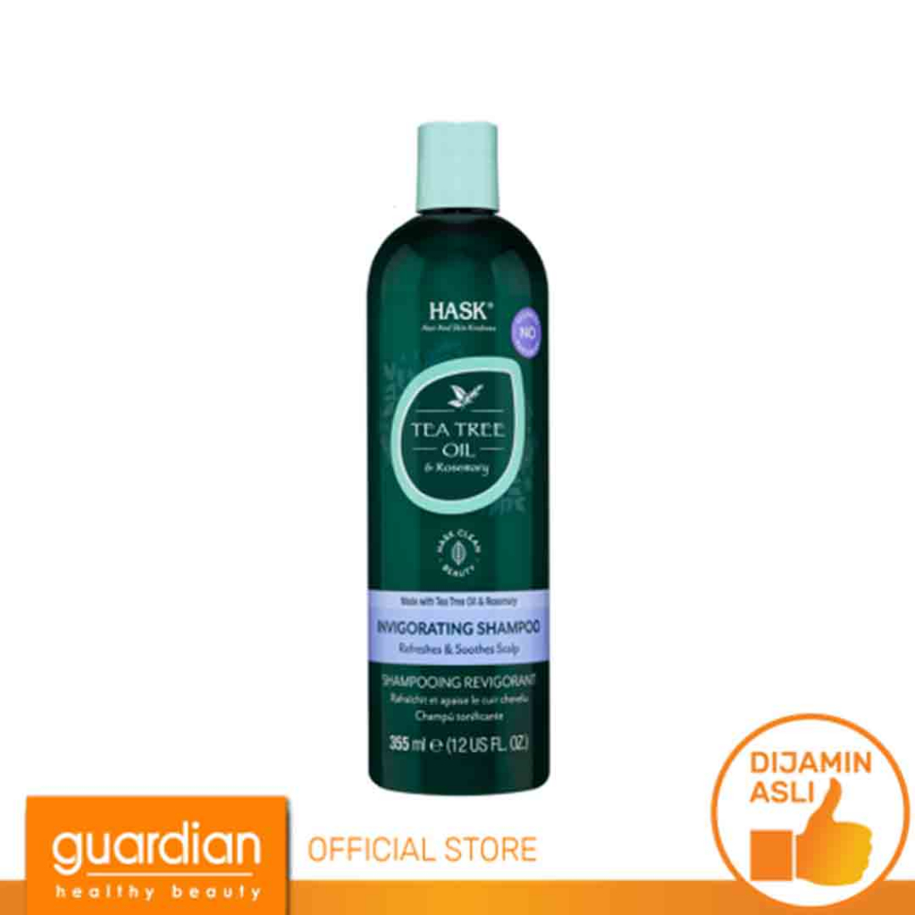 Jual Hask Tea Tree Oil & Rosemary Invigorating Shampoo 355ml | Shopee ...