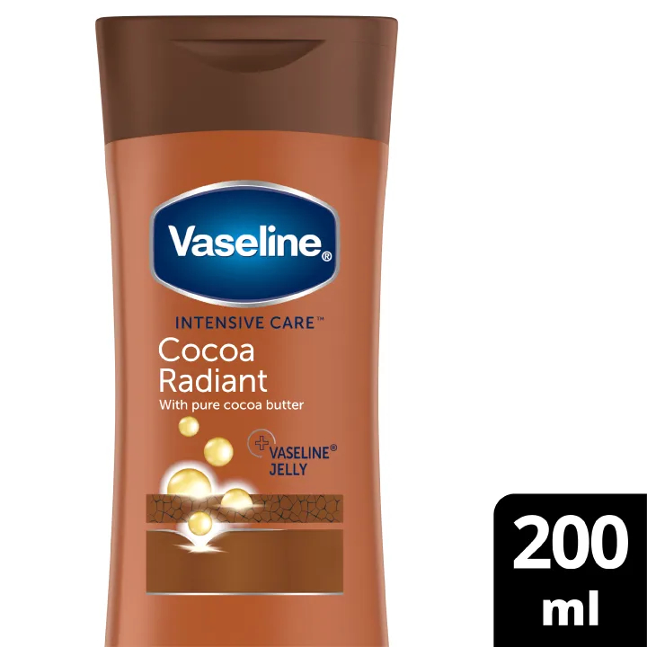 Jual Vaseline Lotion Intensive Care Cocoa Radiant 200ml | Shopee Indonesia