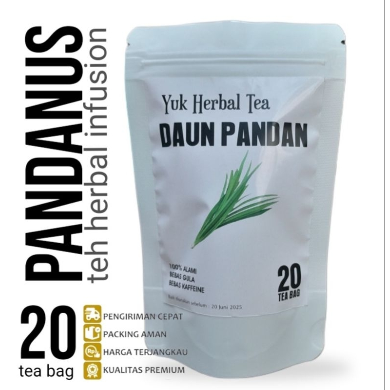 Jual PANDANUS TEA / TEH PANDAN teh herbal infusion | Shopee Indonesia