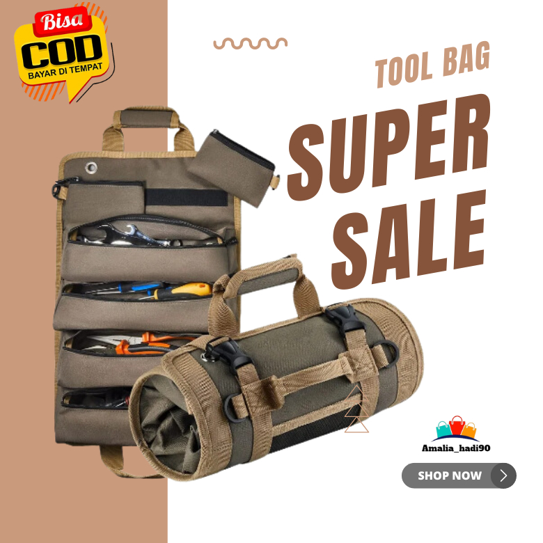 Jual Tool Bag Organizer Tas Tempat Perkakas Portable Tas Perkakas ...