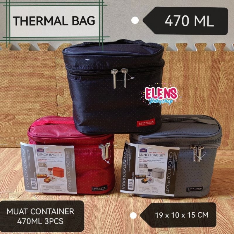 Jual Lock n Lock lunch bag thermal tas kotak makan tas bekal anak ...
