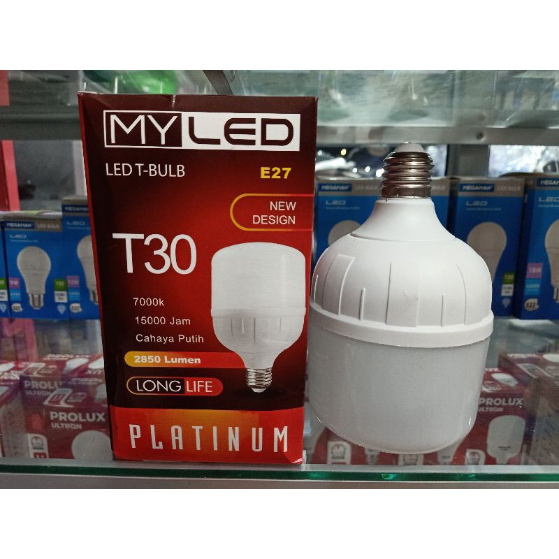 Jual Lampu led tabung/ MYLED 30Watt/ kapsul platinum myled lampu hemat energy SNI / cahaya lampu ...