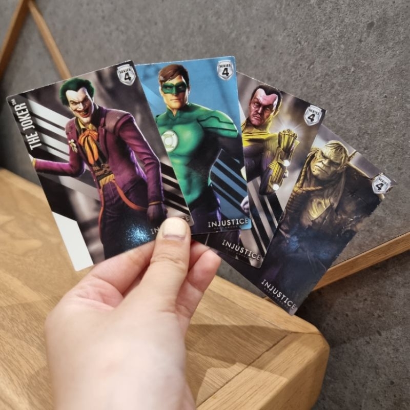 Jual [ 4 KARTU ] BUNDLE INJUSTICE CARD DAPAT 4 CARD DC SOLOMON GRUNDY ...