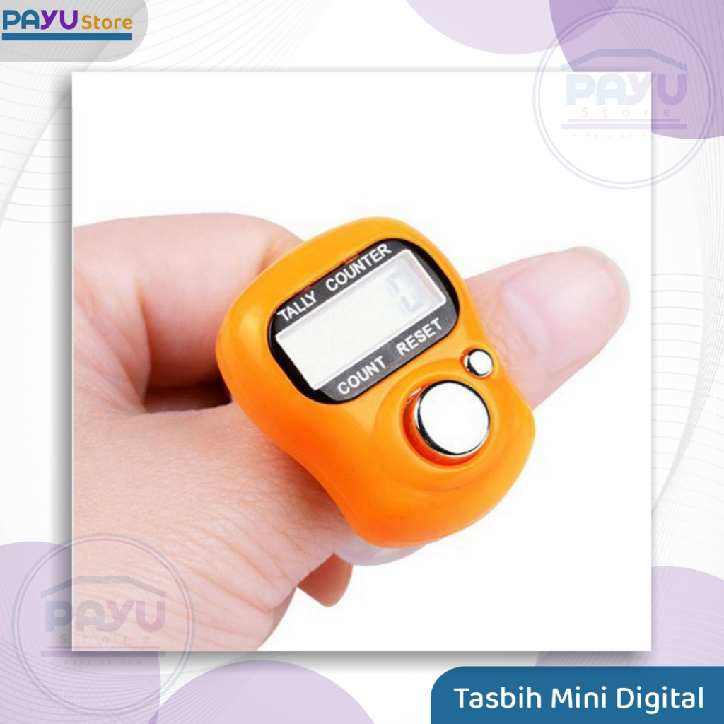 Jual [PY141] Tasbih Digital Mini Tasbih elektrik Finger Counter Mini ...