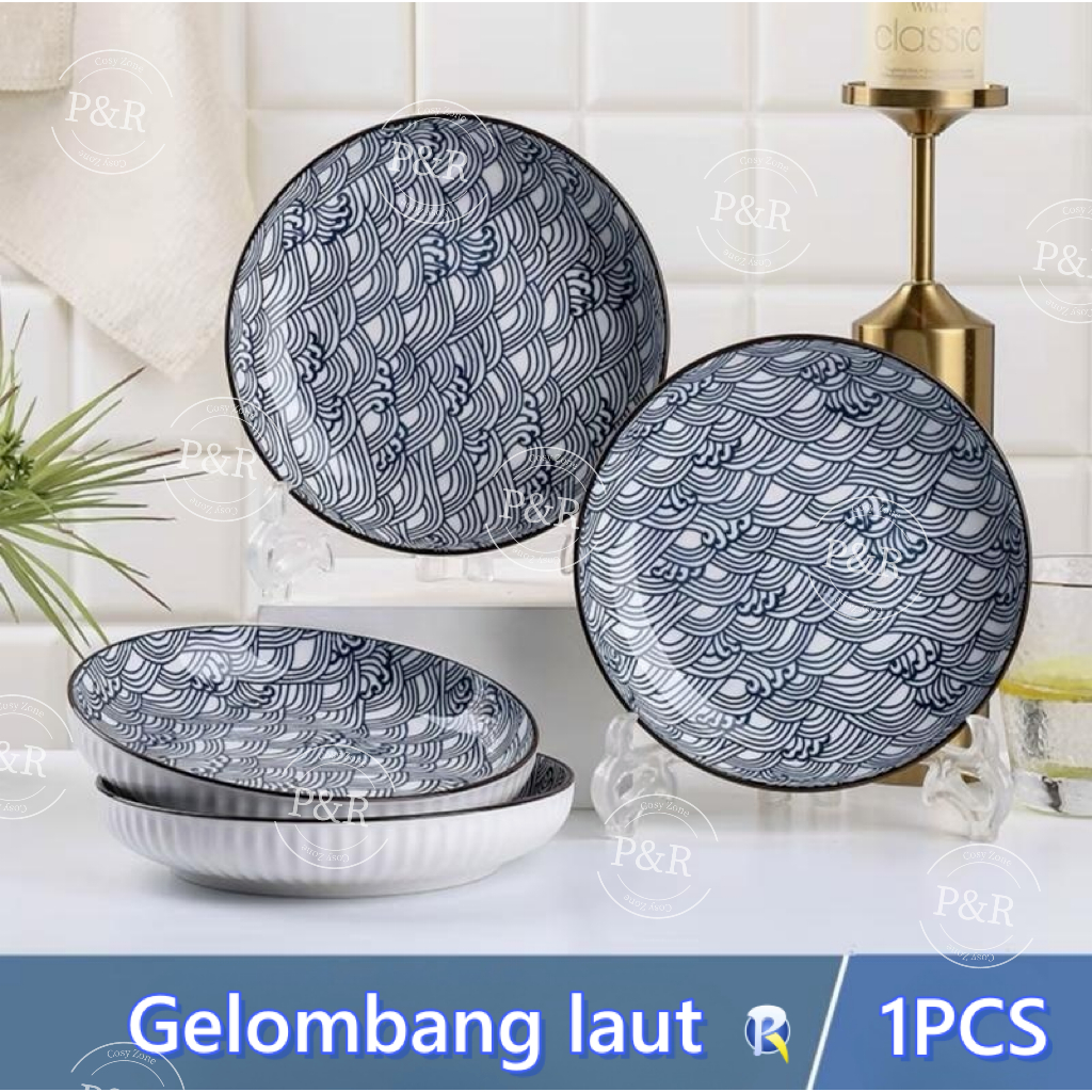 Jual Piring Cantik Keramik/piring mangkok keramik/piring aesthetic ...