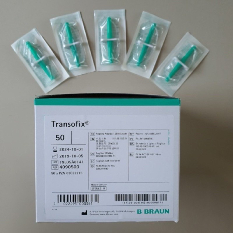 Jual transofix BBraun isi 50 pcs | Shopee Indonesia
