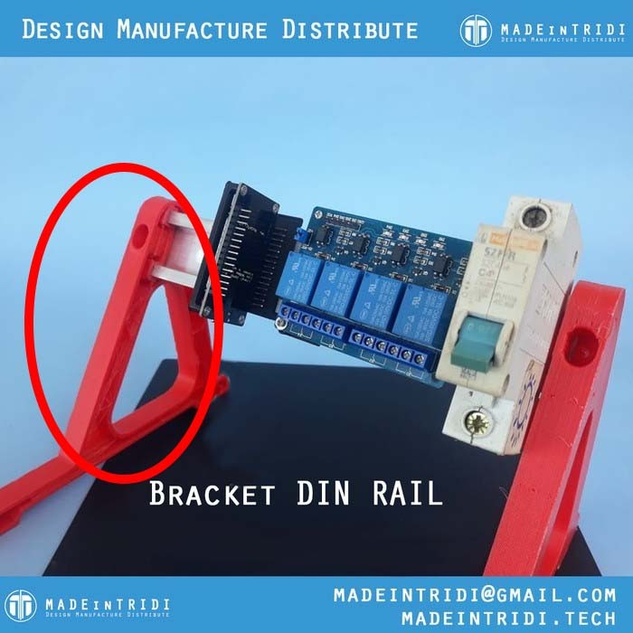 Jual DIN Rail Mounting Mount Bracket DIN RAIL 35mm | Shopee Indonesia