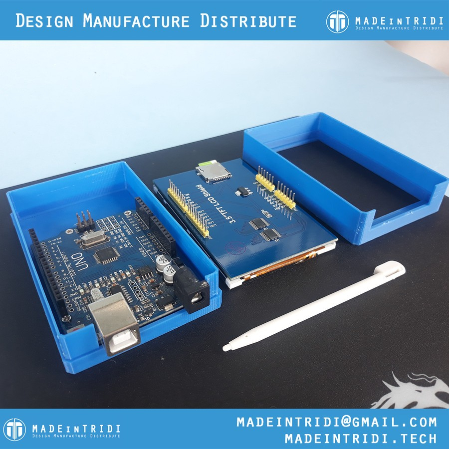 Jual Madeintridi casing LCD Shield TFT 3.5" Touchscreen casing for ...