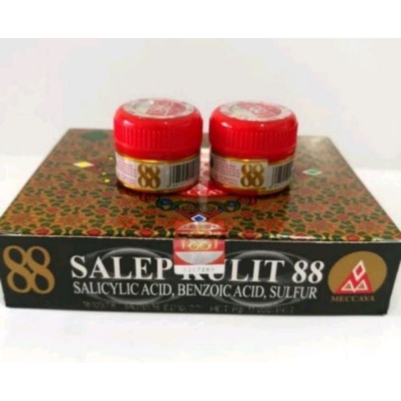 Jual SALEP 88 ORIGINAL ASLI 6GR 1 BOX ISI 12 POT UNTUK SAKIT KULIT | Shopee Indonesia