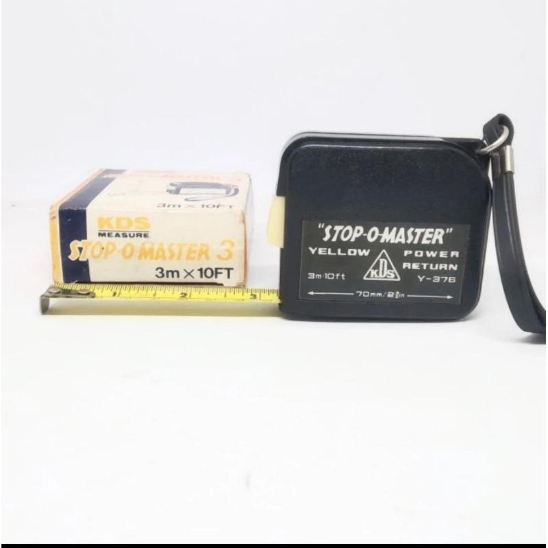 Jual Meteran Rol Meter KDS 3 Meter Stop O Master Original 100% | Shopee ...