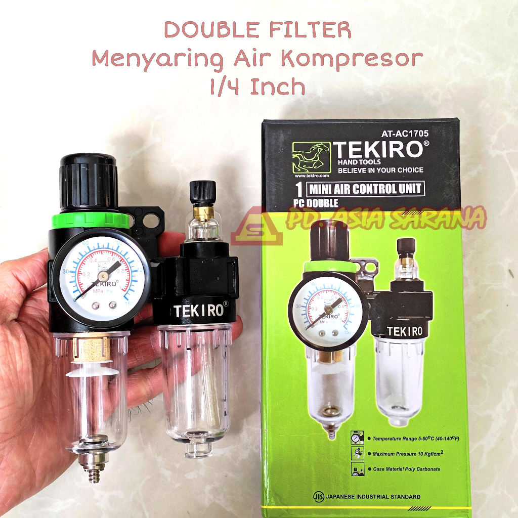 Jual Mini Air Control Unit Double Filter TEKIRO AT-AC1705 Angin ...