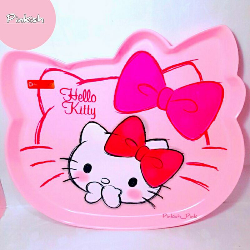 Jual Nampan Lebar Jumbo Bentuk Hello Kitty Pink | Shopee Indonesia