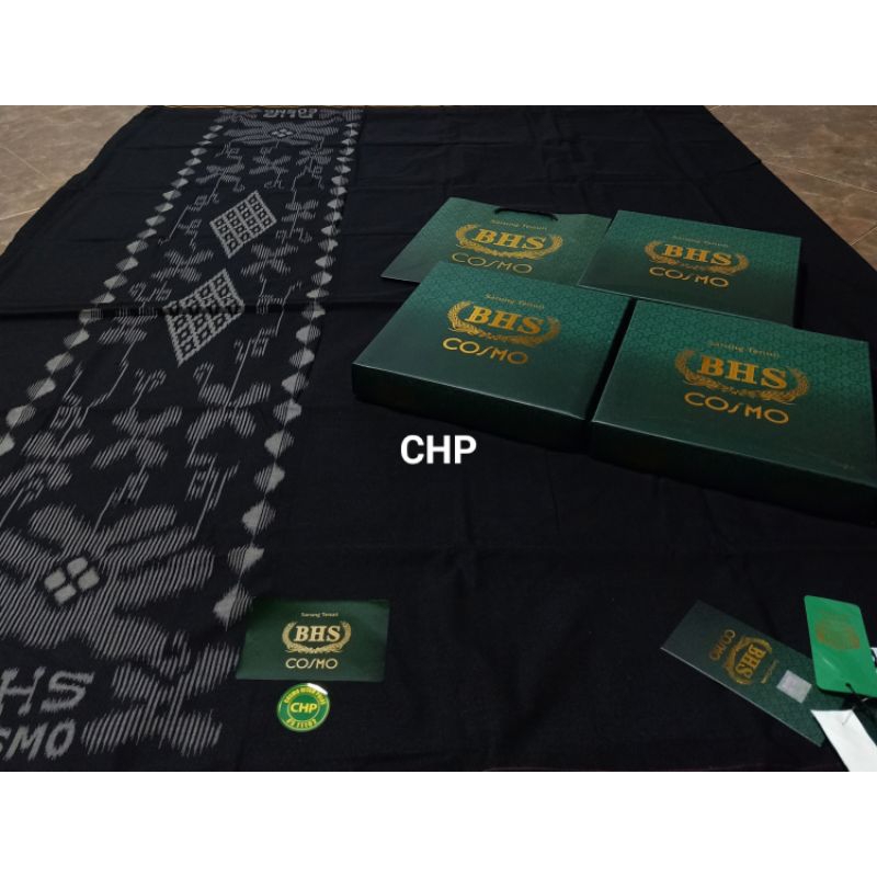 Jual SARUNG BHS COSMO HITAM GOLD | Shopee Indonesia