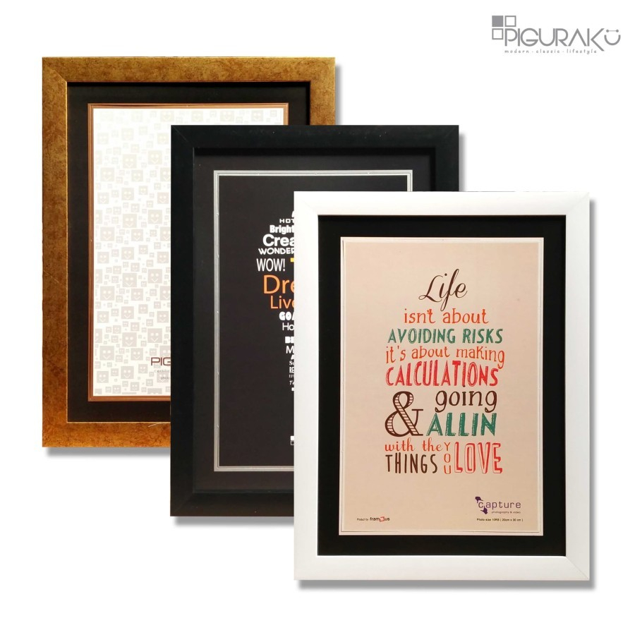 Jual Pigura Bingkai Foto - Frame Minimalis 10RS (25cm x 35 cm) | Shopee ...