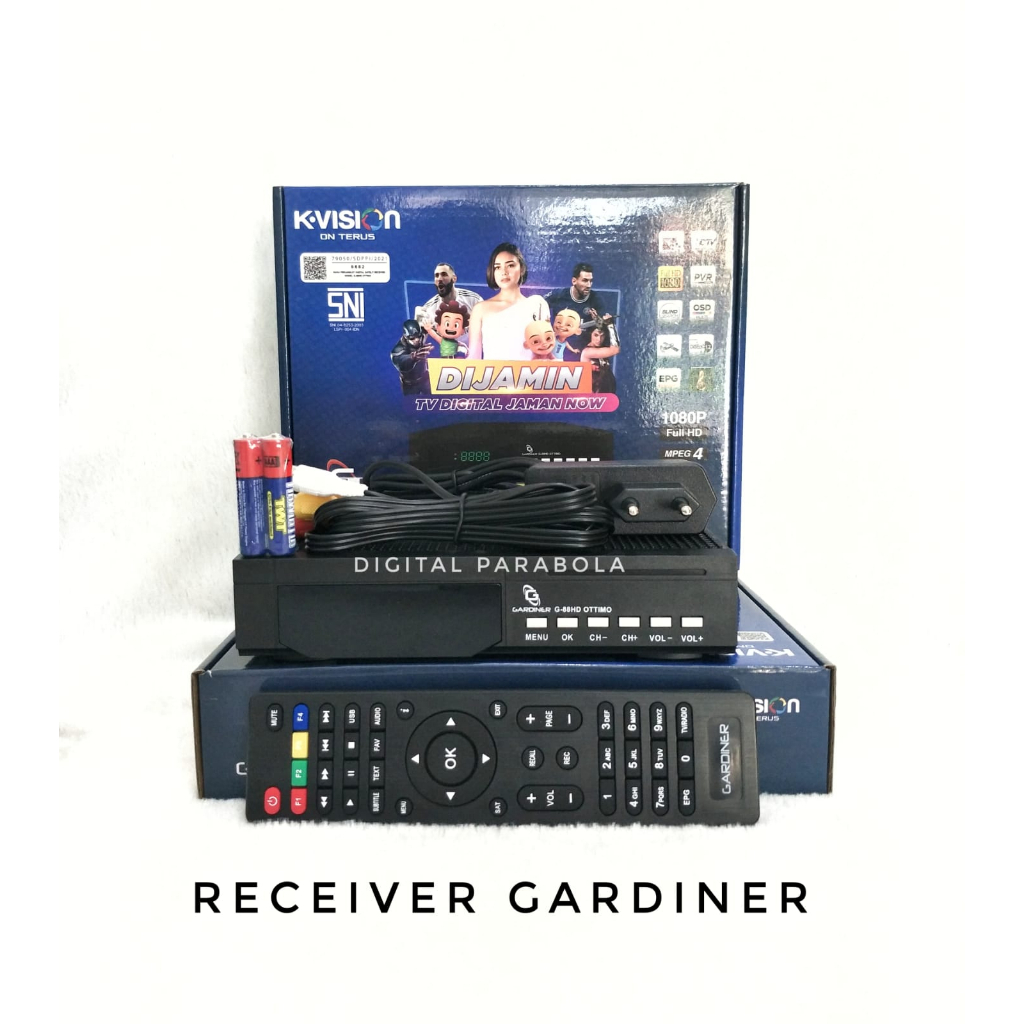 Jual RECEIVER PARABOLA GARDINER GOL Kvision K-Vision Gardiner OTTIMO ...