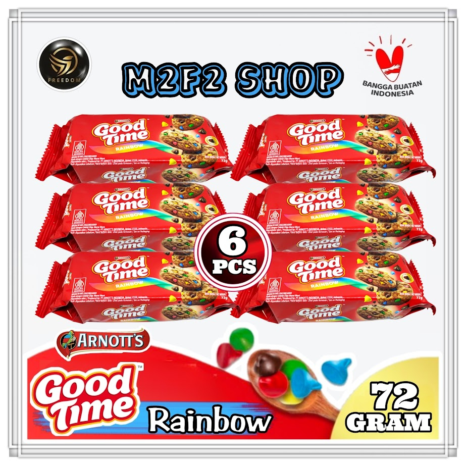 Jual Good Time Rainbow Cookies | Kukis Cokelat Warna Warni - 72 gr ...