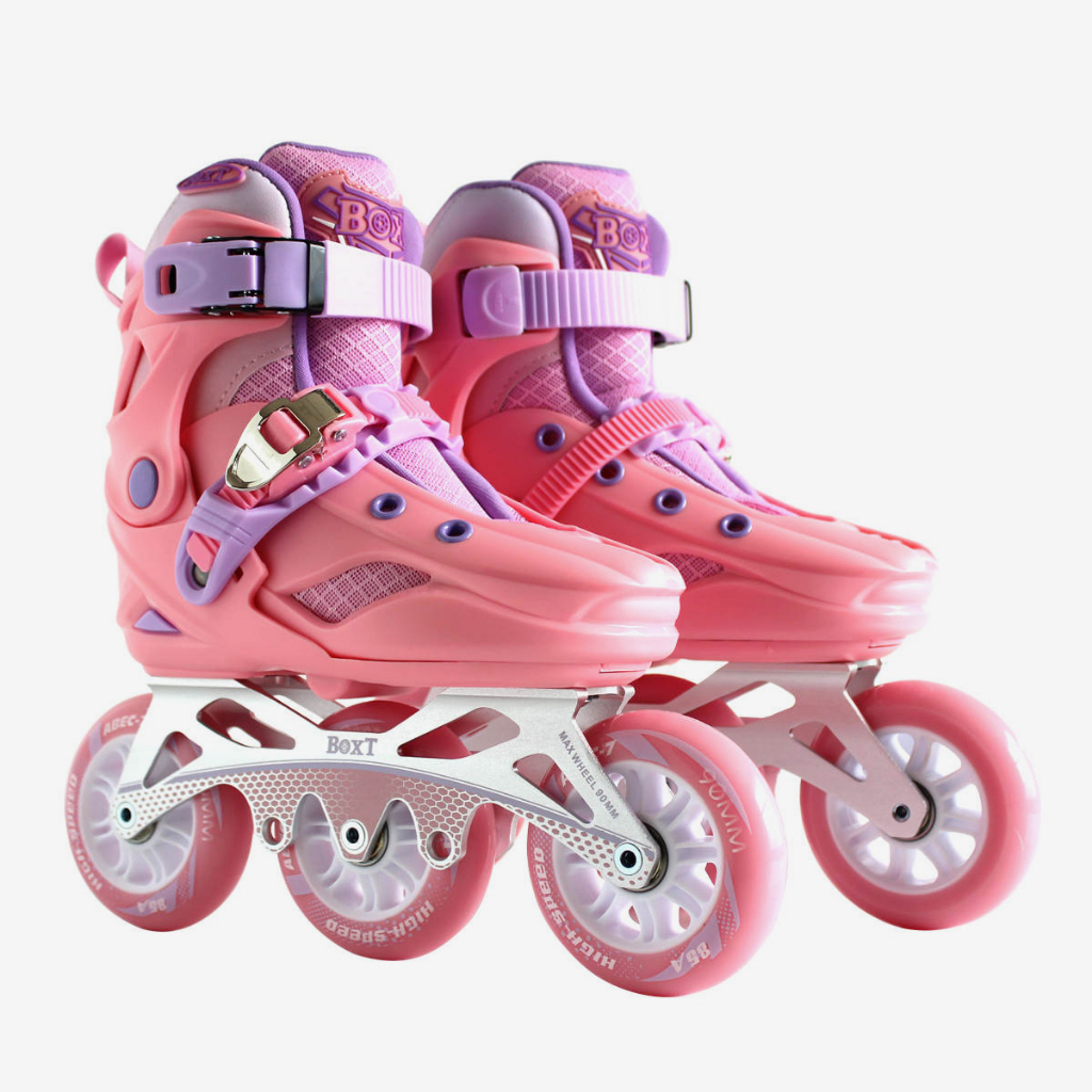 Jual Sepatu roda Original Boxt PINK Anak Remaja inline skate speed ...