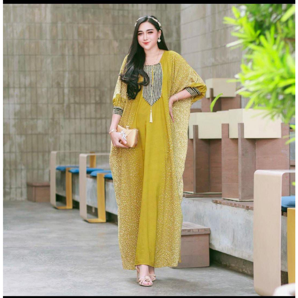 Jual Kaftan Batik - Kaftan Wanita Sultan Renda Jumbo Maksi Motif Batik ...