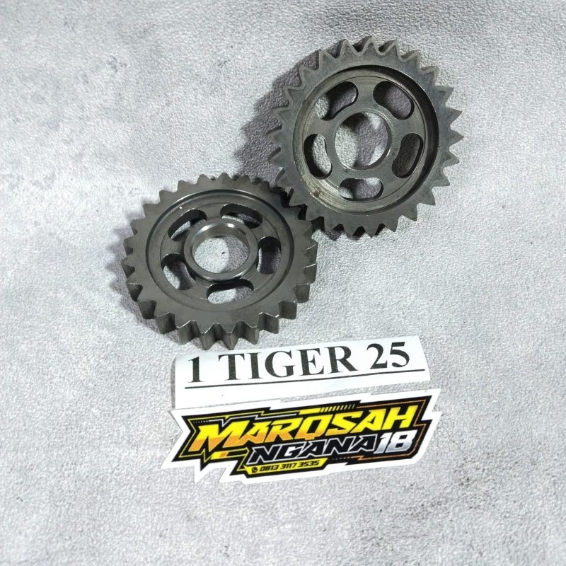 Jual GIGI RASIO TIGER 1 MATA 25 RASIO OPLOS HEREX PNP MARQSAH RACING ...