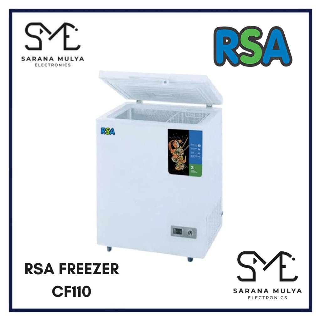 Jual RSA CHEST FREEZER 100LITER CF110 - FREEZER CHEST PEMBEKU 100LITER ...