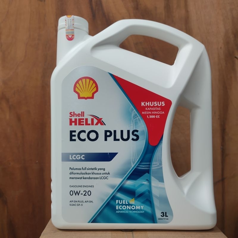 Jual NEW Oli Shell Helix Eco Plus SAE 0W20 Galon Original "BISA SCAN ...
